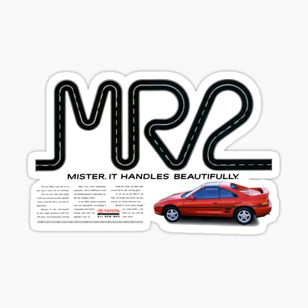 "TOYOTA MR2 SW20" Sticker for Sale by ThrowbackM2 | Redbubble