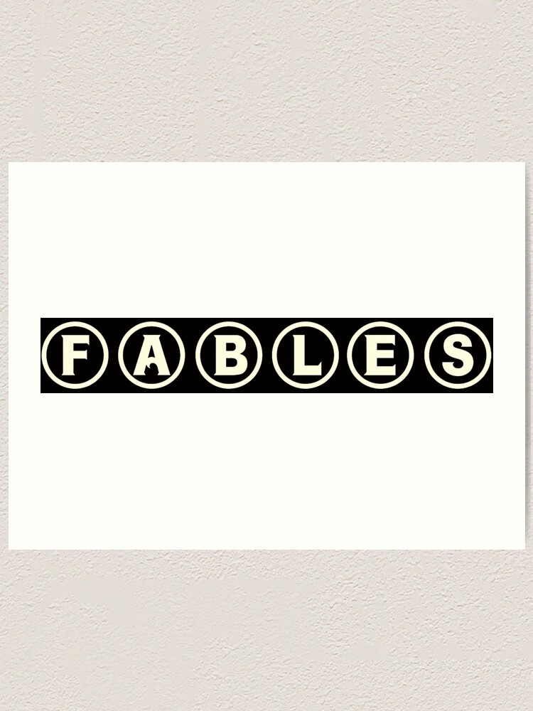 "Fables - comic logo" Art Print for Sale by Forever-Midnite | Redbubble