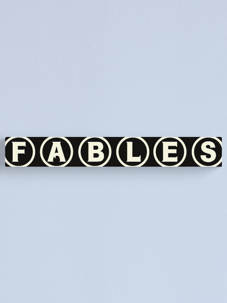 "Fables - comic logo" Canvas Print by Forever-Midnite | Redbubble