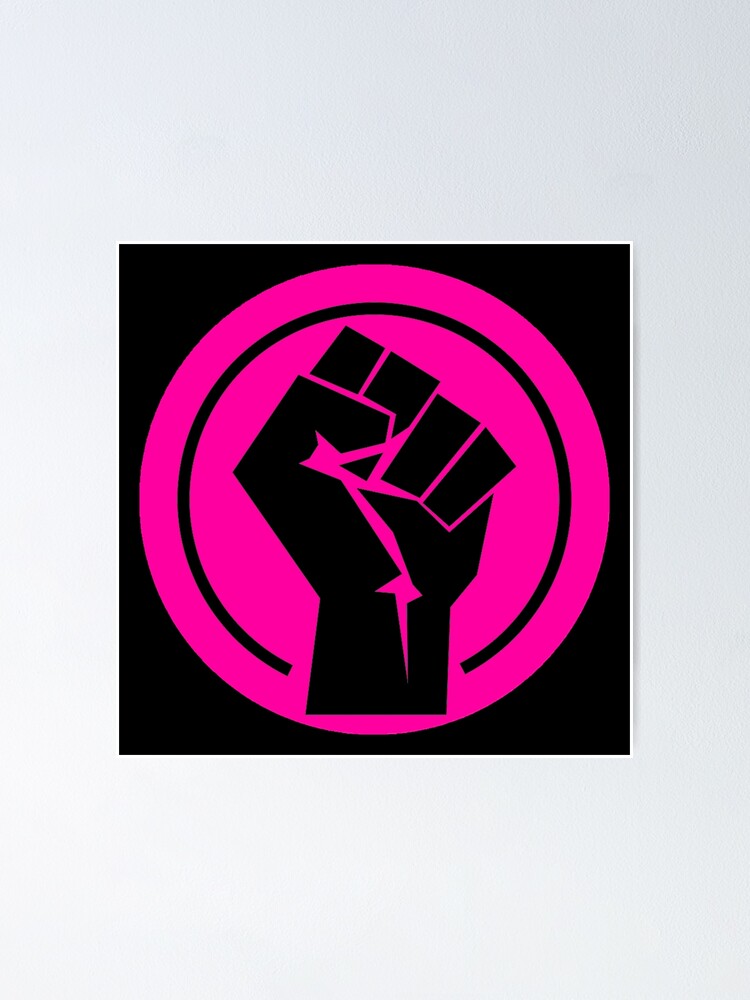 "Hot Pink Fist" Poster by Thelittlelord | Redbubble