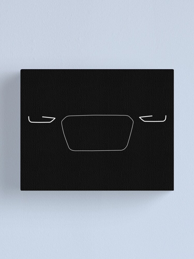 "German Sedan LED headlights and grill" Canvas Print by ApexFibers ...