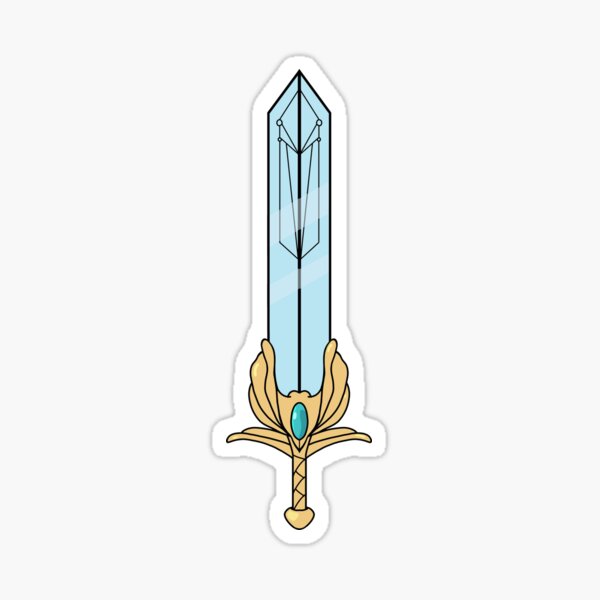"She-Ra Original Sword" Sticker for Sale by georgiarts | Redbubble