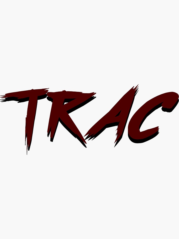 "TRAC simple" Sticker for Sale by BenjoTRAC | Redbubble