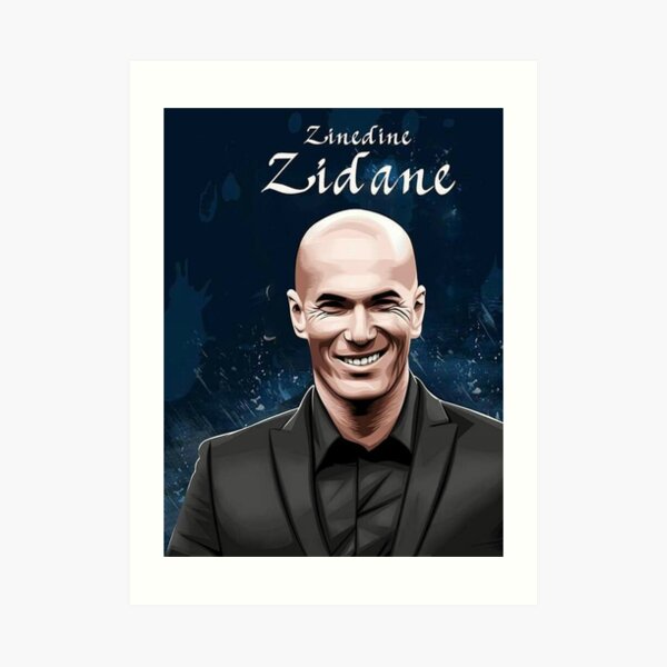 Zinedine Zidane Art Prints | Redbubble