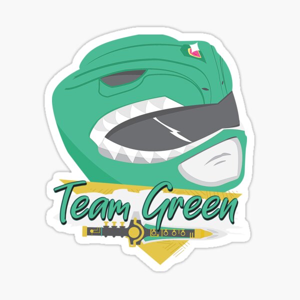 "90's Green Power Ranger " Sticker for Sale by GoodMichael | Redbubble