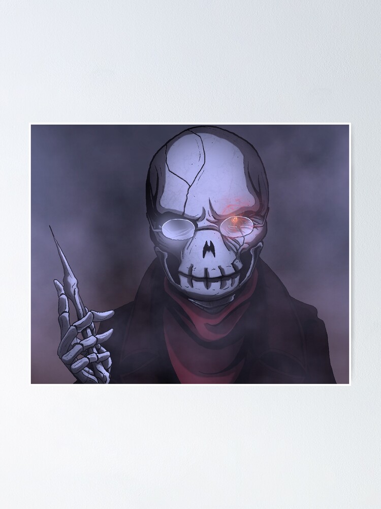 "Underfell Gaster" Poster by CrimsonPhantom | Redbubble