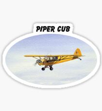 Piper Cub Stickers | Redbubble