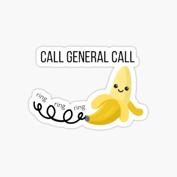 "Call General Call" Sticker by stargazzr | Redbubble