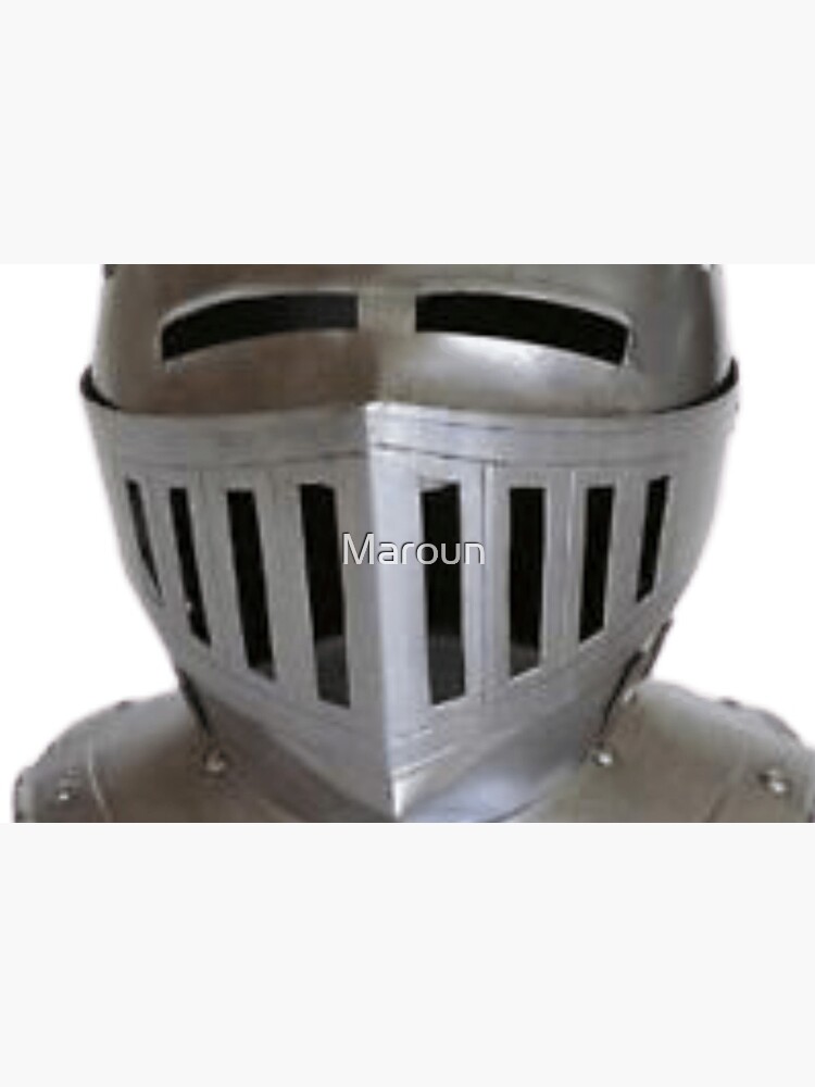 "Metal Medieval Knight Face Plate Helmet HEMA" Mask for Sale by Maroun ...