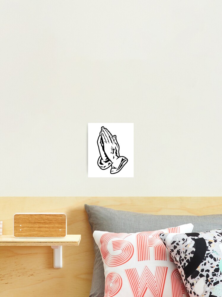 "Drake Praying Hands Logo" Photographic Print for Sale by Novaque ...
