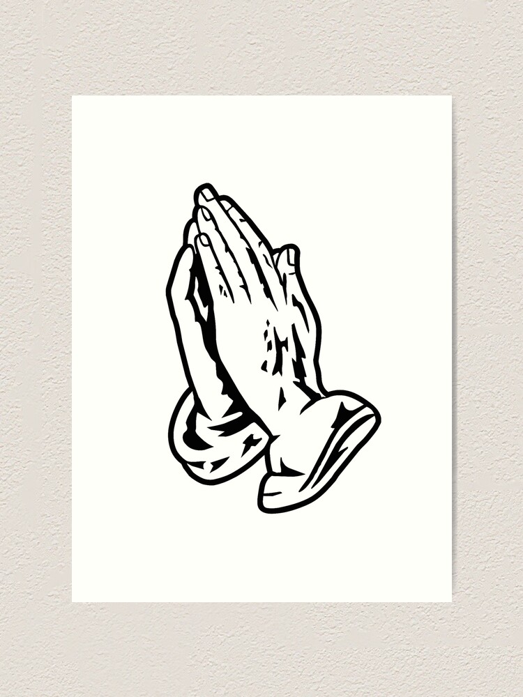 "Drake Praying Hands Logo" Art Print for Sale by Novaque | Redbubble