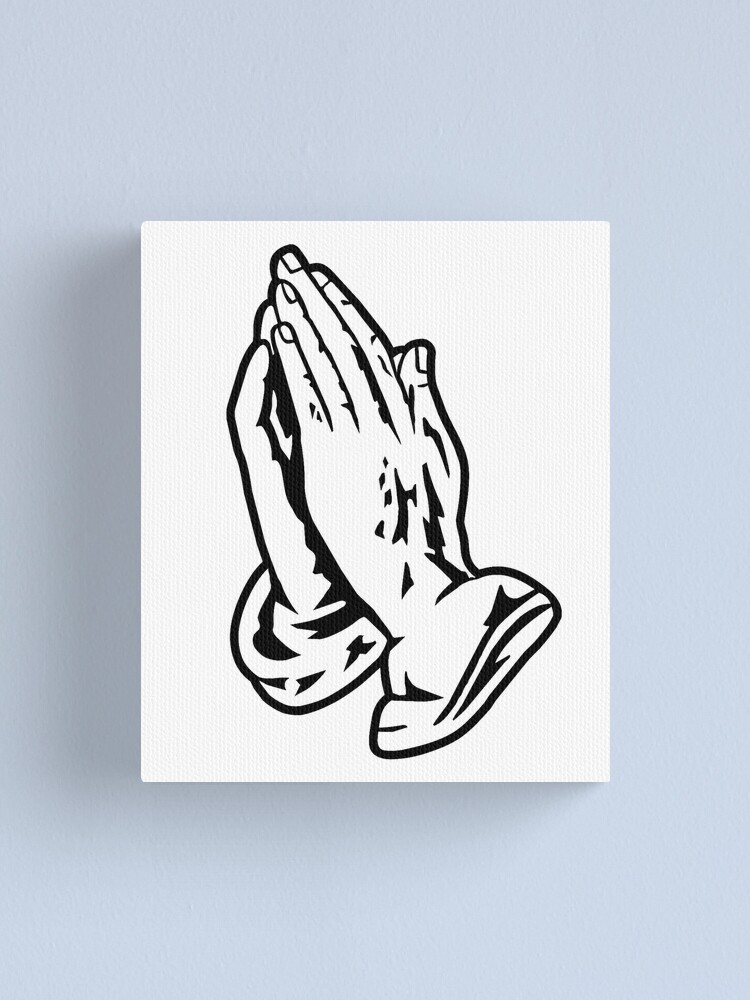 "Drake Praying Hands Logo" Canvas Print for Sale by Novaque | Redbubble