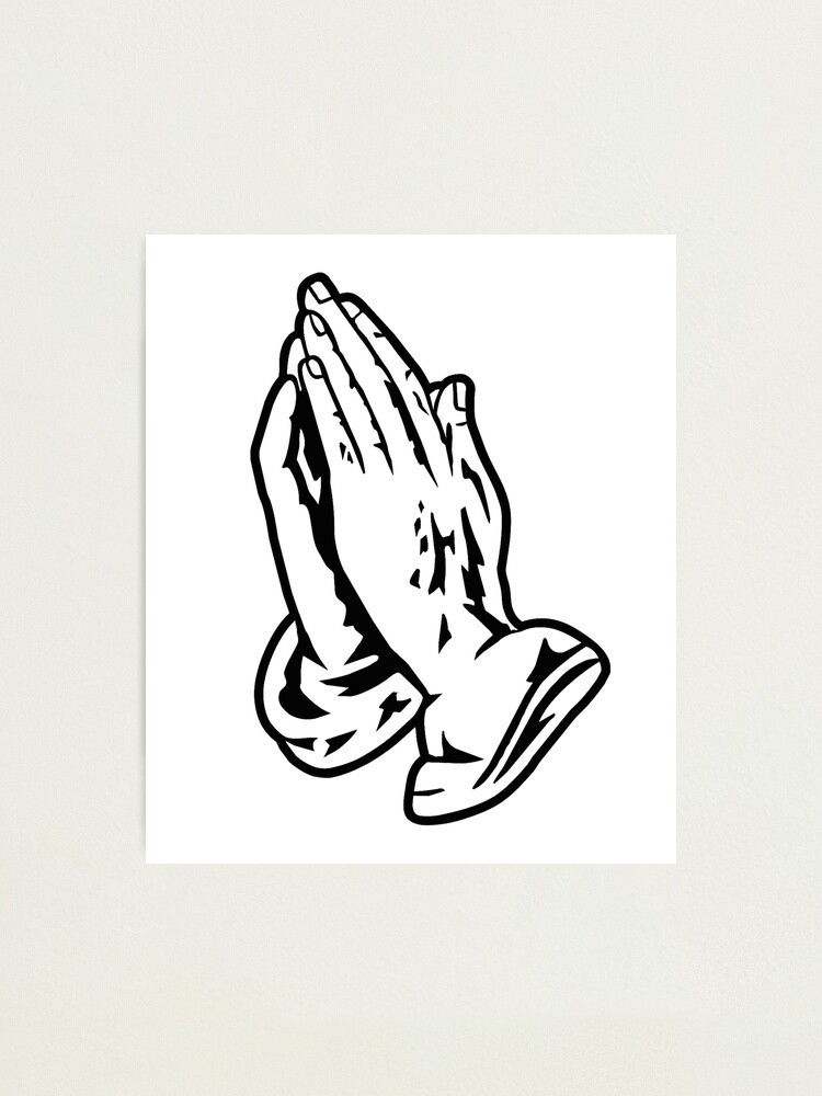 "Drake Praying Hands Logo" Photographic Print for Sale by Novaque ...