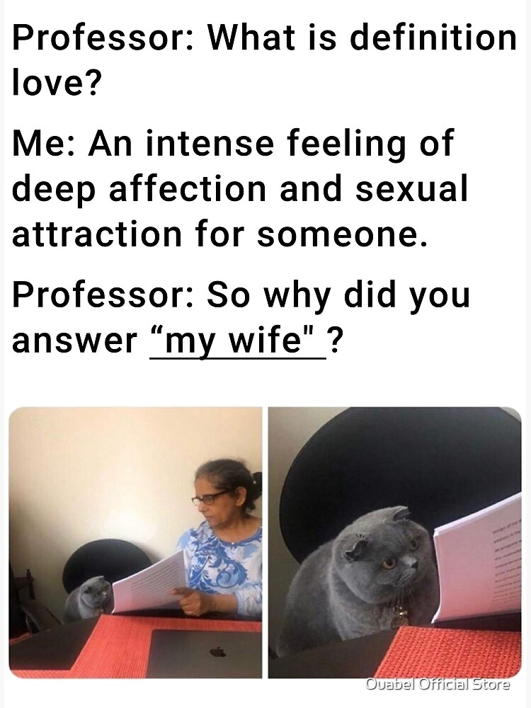 "Cat And Teacher Meme - Cat And Professor Meme" Photographic Print for ...