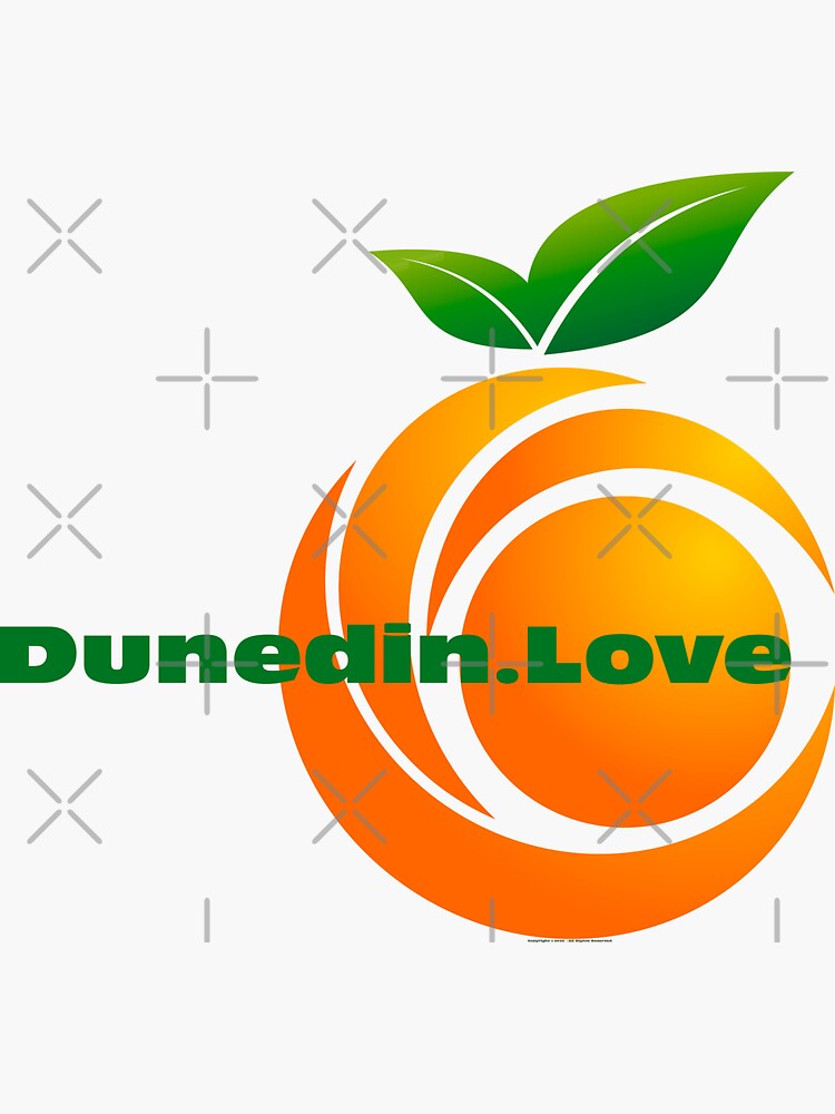 "Dunedin Love " Sticker for Sale by DunedinLove | Redbubble