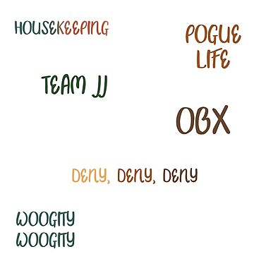 "OBX sticker pack | Outer Banks" Sticker for Sale by -wiseowl- | Redbubble