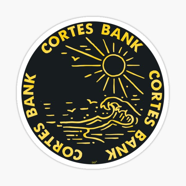 "Cortes Bank Surf Surfing Ocean Pacific Ocean Big Waves" Sticker by ...