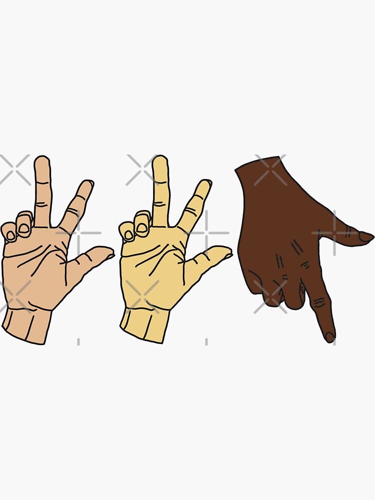 "Kappa Hands Together" Sticker for Sale by ssam | Redbubble