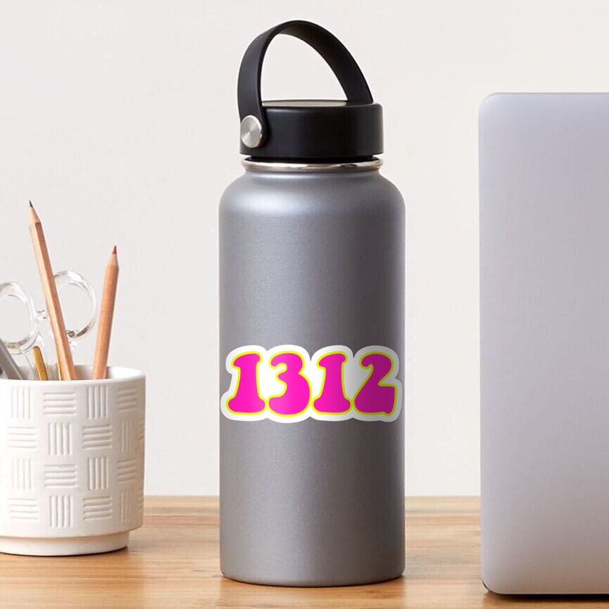 "1312" Sticker by Aprilllclark | Redbubble