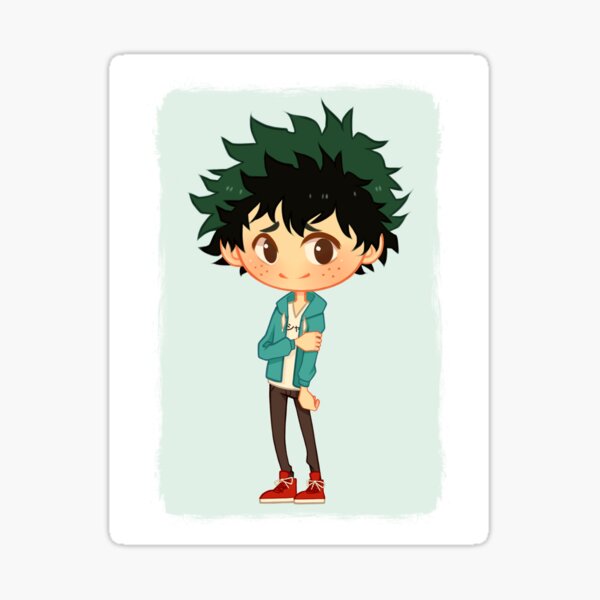 "Deku Boku No Hero Academia" Sticker by peachlii | Redbubble