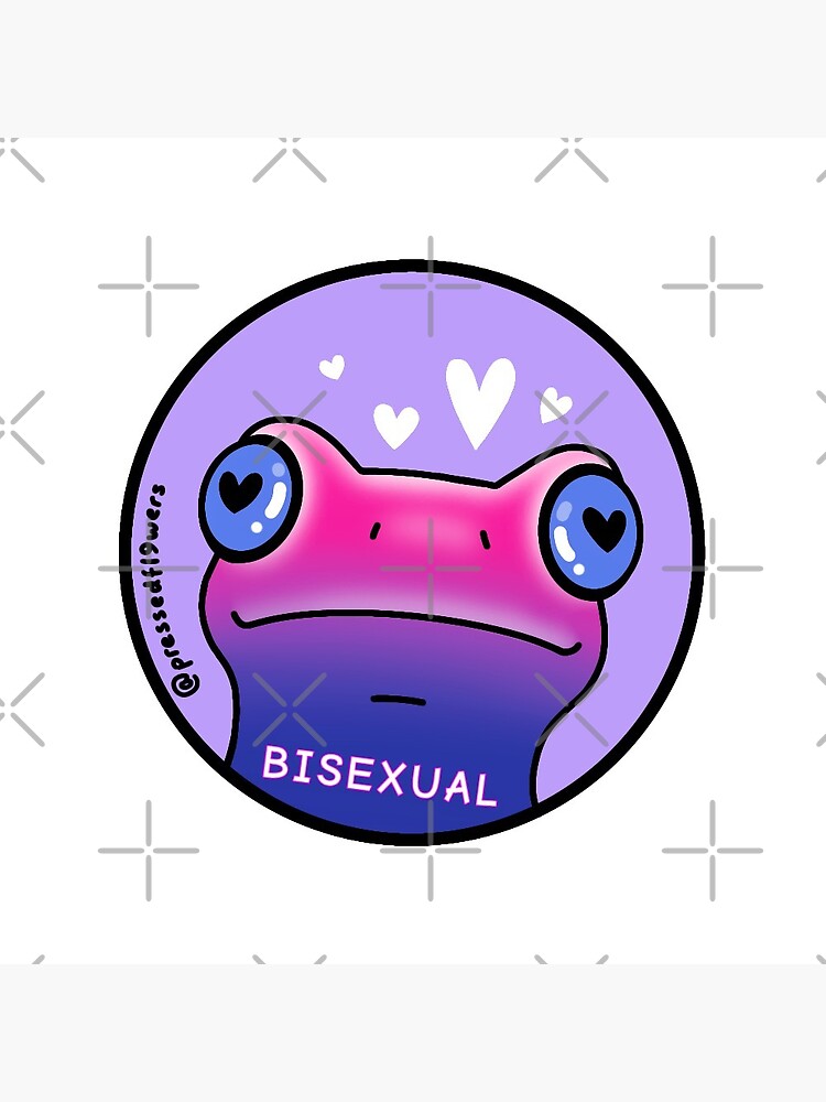 "Bisexual frog !!" Pin by Larsofthestars- | Redbubble