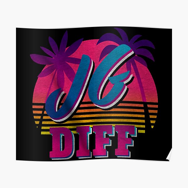 "JG DIFF RETRO | JUNGLE DIFFERENCE | BETTER JUNGLER WINS" Poster by ...