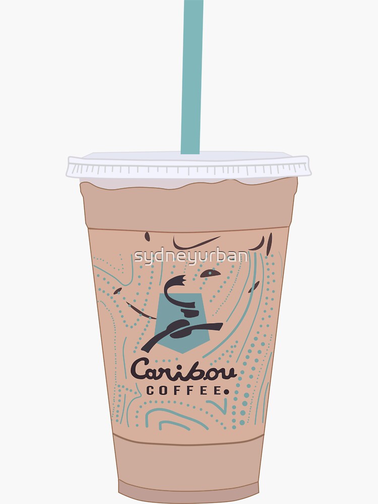 "Iced Latte Drawing" Sticker for Sale by sydneyurban | Redbubble