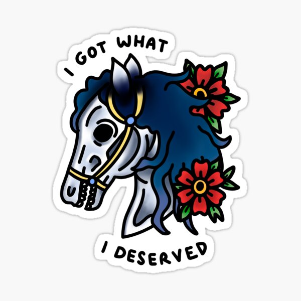 "dead horse" Sticker for Sale by elearor | Redbubble