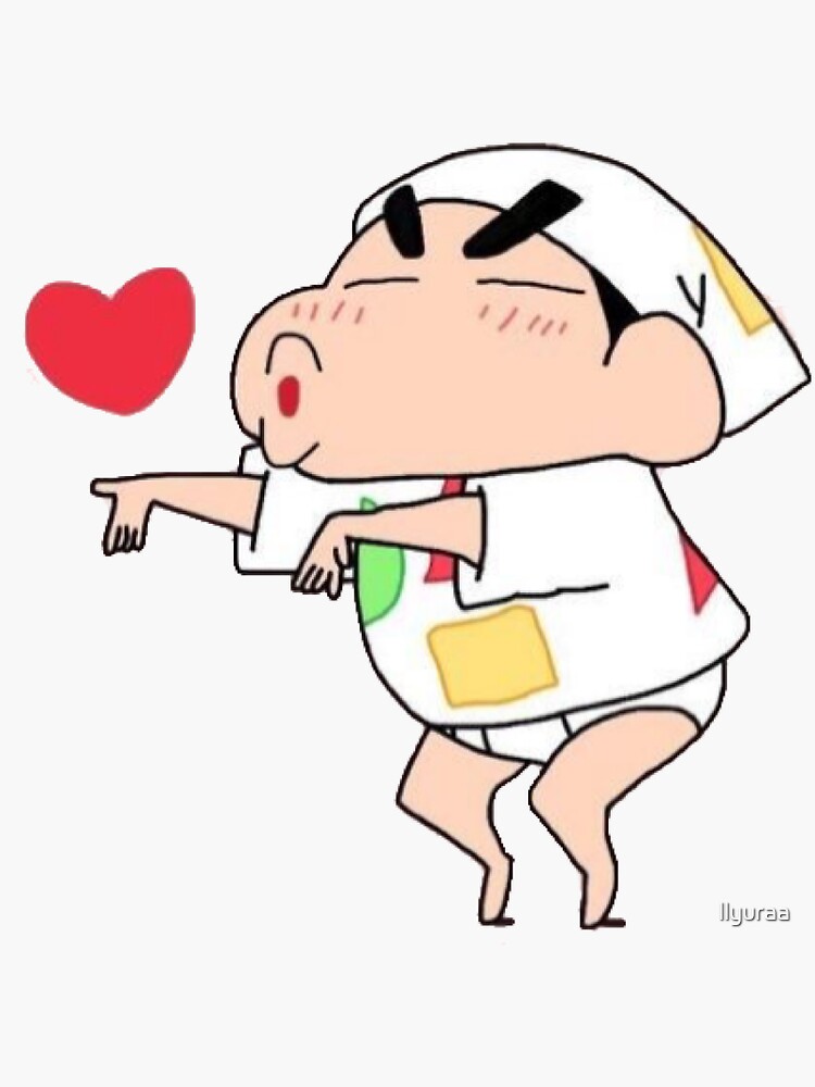 "Crayon Shin Chan" Sticker for Sale by llyuraa | Redbubble
