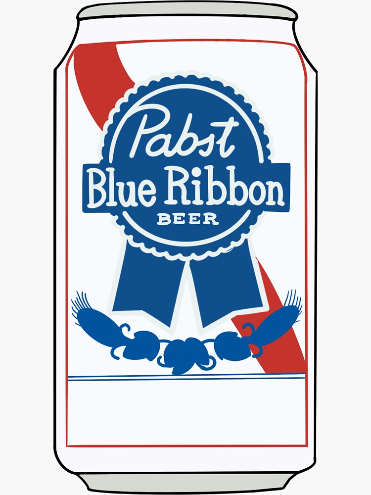 "PBR Beer Can" Sticker for Sale by -ImSamCole- | Redbubble