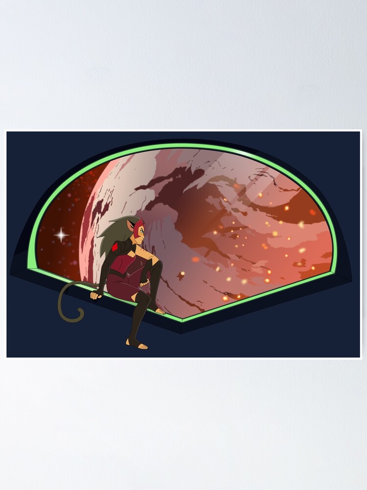 "Catra in Space" Poster for Sale by katelin1 | Redbubble