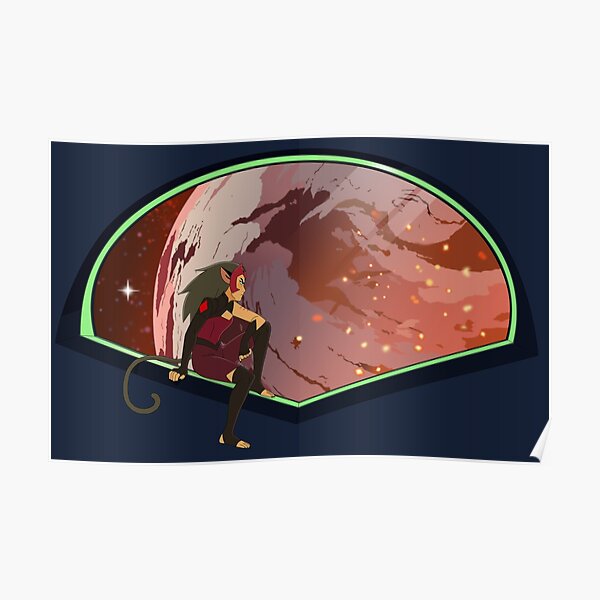 "Catra in Space" Poster for Sale by katelin1 | Redbubble