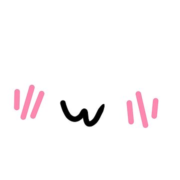 "UWU face" Mask for Sale by thelastofjune | Redbubble