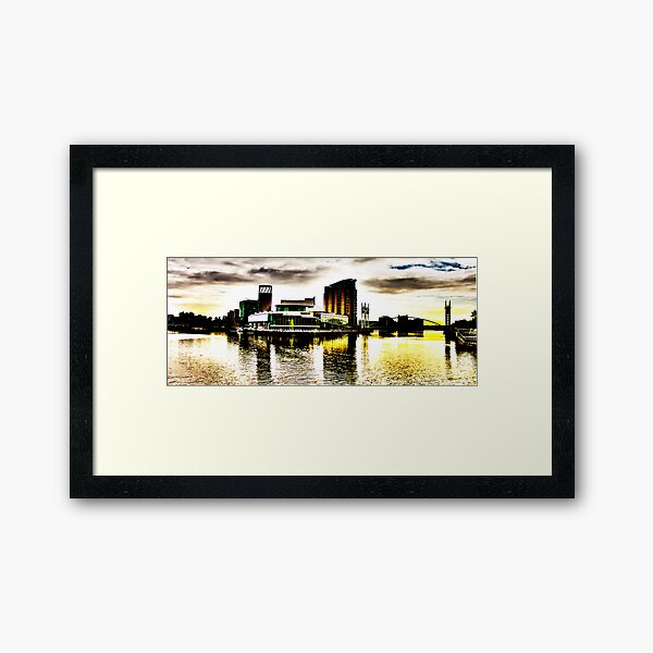 "The Lowry" Framed Art Print for Sale by borstal | Redbubble