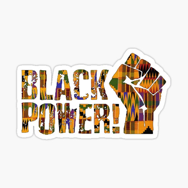 "Black Power " Sticker by abaybay4u | Redbubble