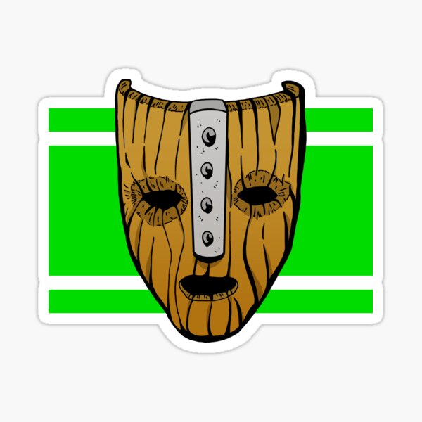 "The Mask" Sticker by NeMDG | Redbubble