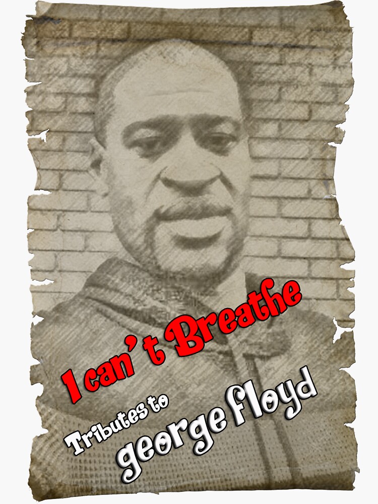 "george floyd" Sticker by igou72 | Redbubble