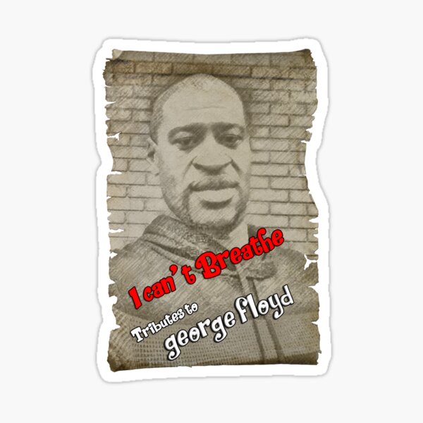 "george floyd" Sticker by igou72 | Redbubble