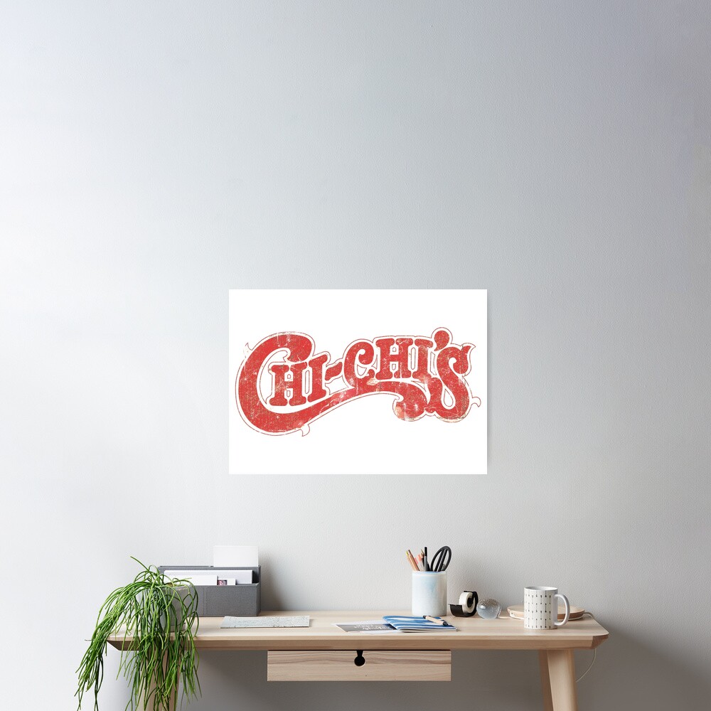 "Chi Chis Retro Logo Design " Poster by 7878anti | Redbubble