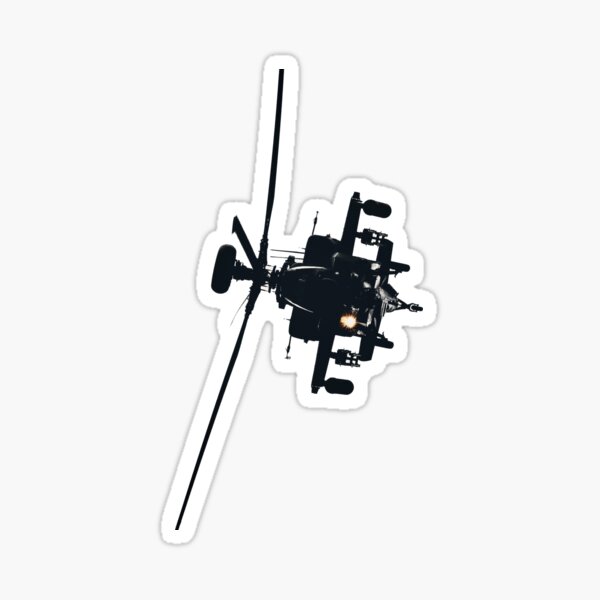 Apache Helicopter Stickers | Redbubble