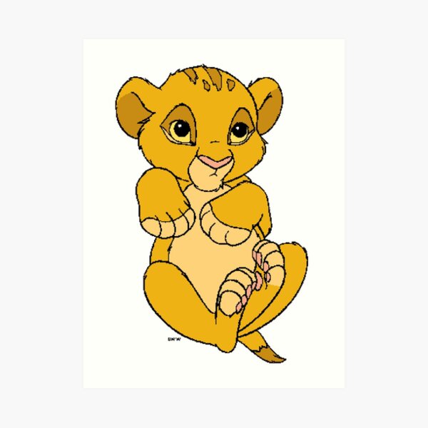 "simba special" Art Print by sophienenni | Redbubble