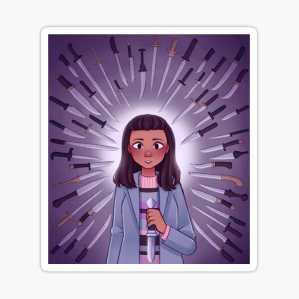 "Knives Out" Sticker for Sale by munchiez | Redbubble