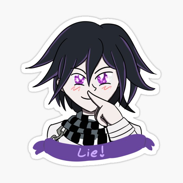 "Dangantagonist 3 - Kokichi Ouma" Sticker by toki-dokke | Redbubble