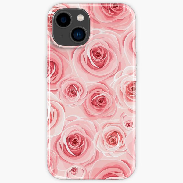 "Pattern with pink roses/." iPhone Case for Sale by Naddya | Redbubble