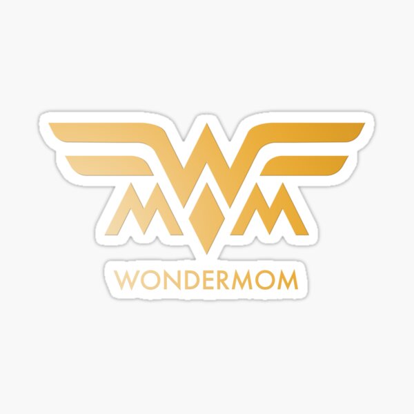 "WonderMom" Sticker for Sale by Volubile | Redbubble