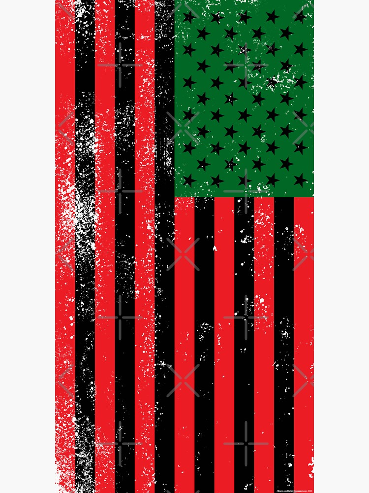 "USA African American Flag" Sticker for Sale by ArtistaShop | Redbubble