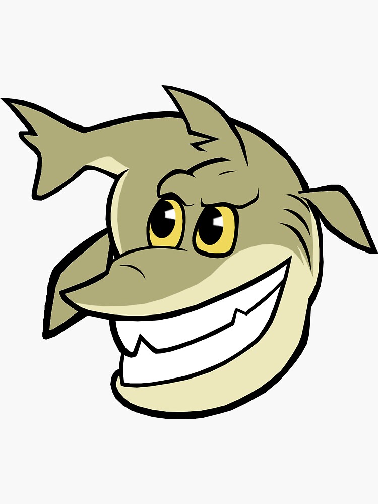 "Shark Chibi" Sticker for Sale by Pilot-MJ | Redbubble