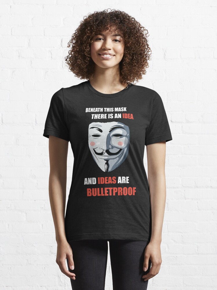 "V For Vendetta" T-shirt for Sale by LegendOfVictor | Redbubble | film ...