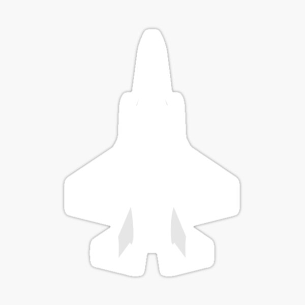 "F-35 Lightning Silhouette " Sticker for Sale by mohdn4zih | Redbubble