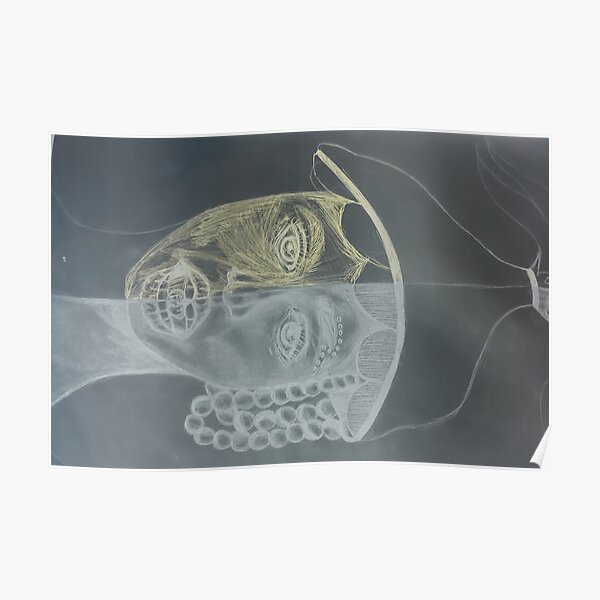 "inverted ghost girl" Poster by artsy1992pop | Redbubble